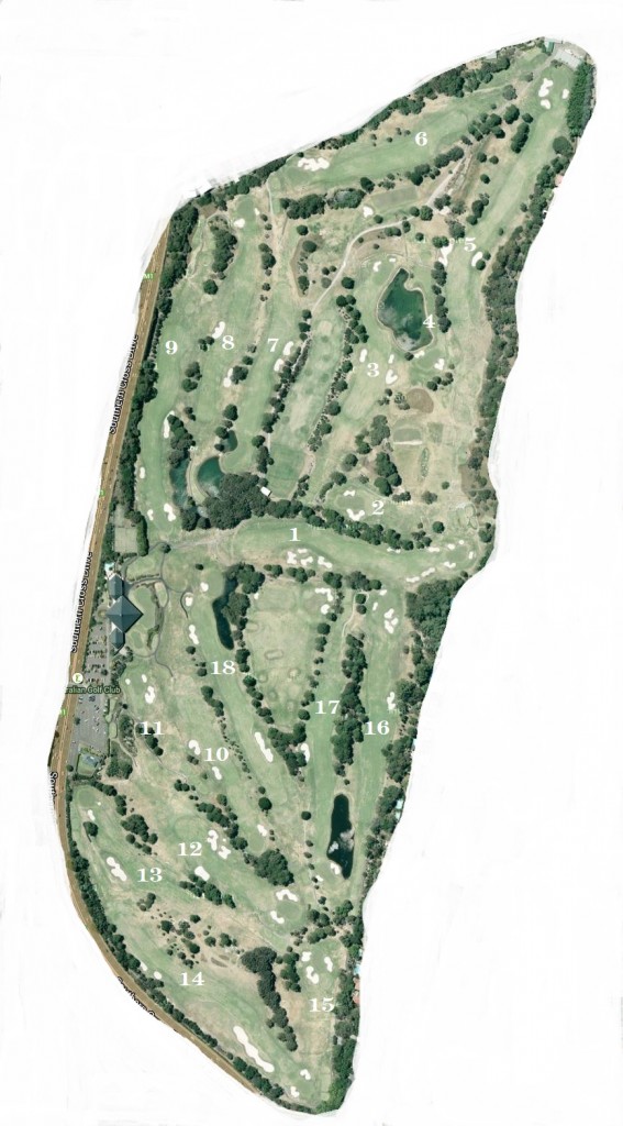 The Australian Golf Club Course Map - Aussie Golf Quest