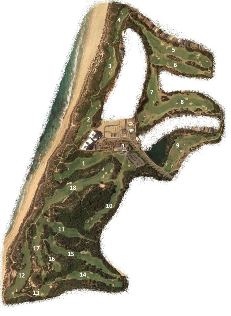 The Cut Golf Club Map - Aussie Golf Quest